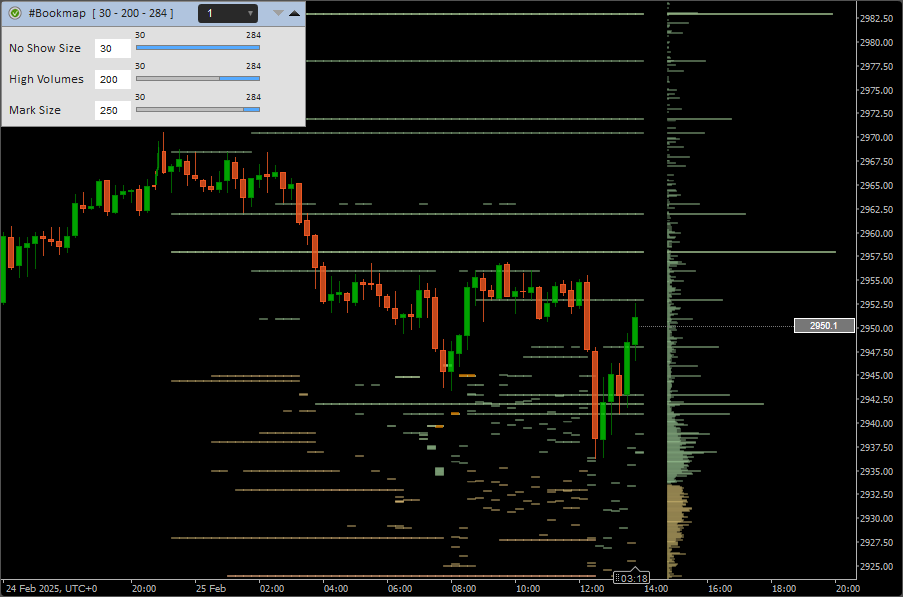 Bookmap indicator for cTrader